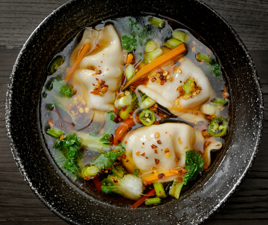 Chinese Dumpling With Bone Broth | Go Vita Batemans Bay