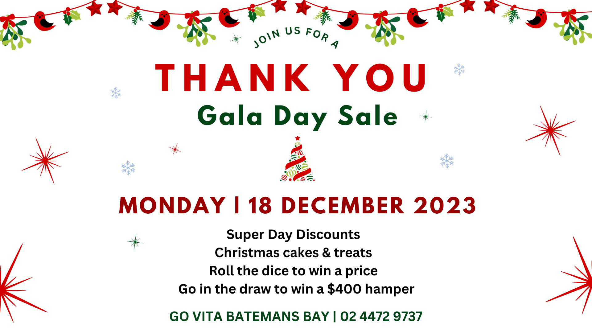 Come Celebrate With Us! At Our Thank You Gala Day Sale | Shopify