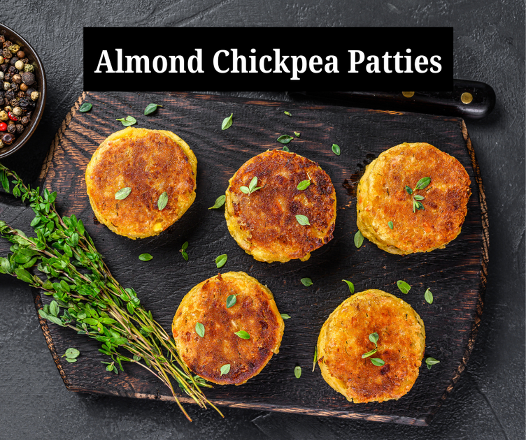 Almond Chickpea Patties Recipe | Go Vita Batemans Bay