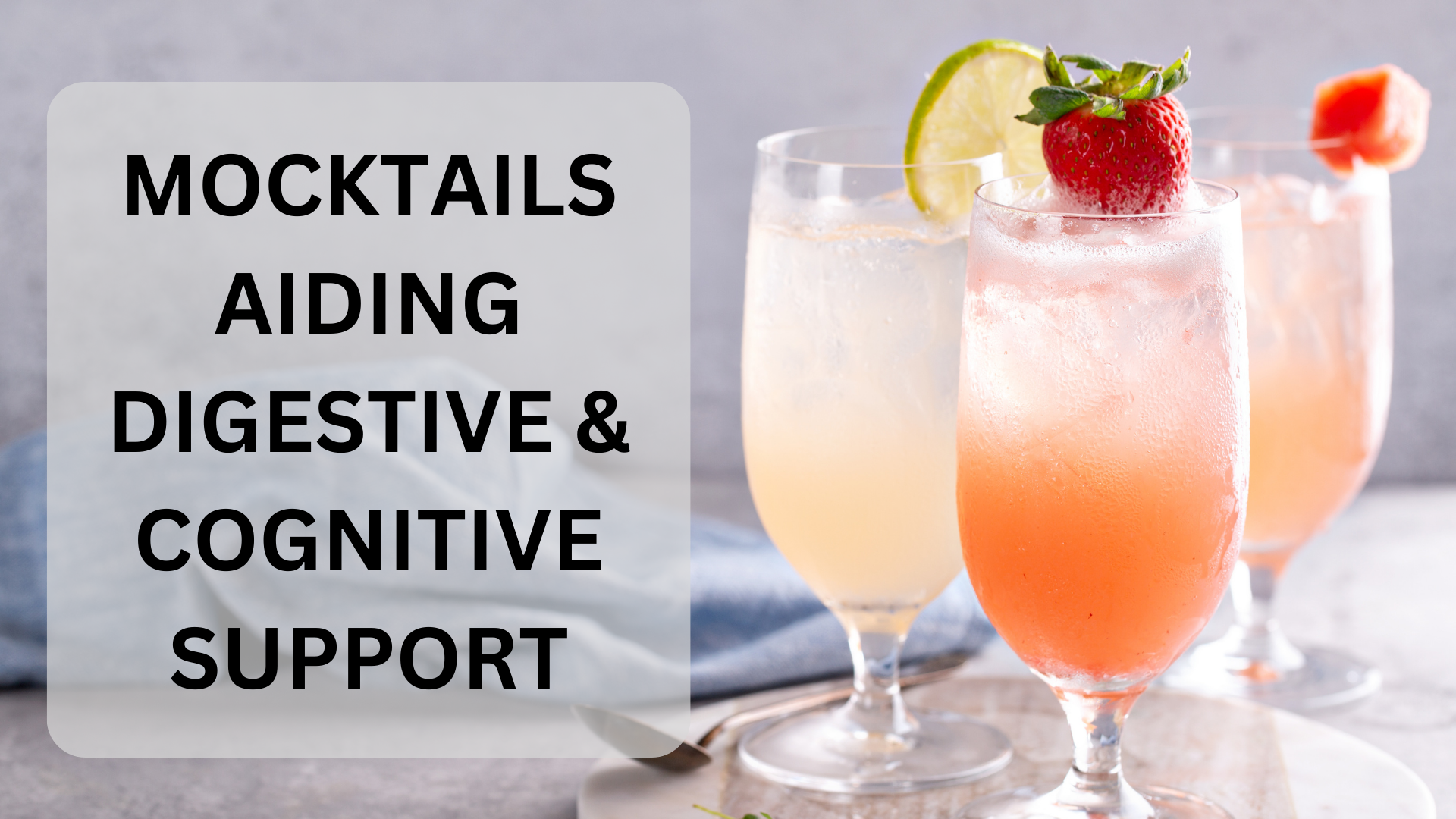 Mocktails Aiding Digestive And Cognitive Support | Go Vita Batemans Bay
