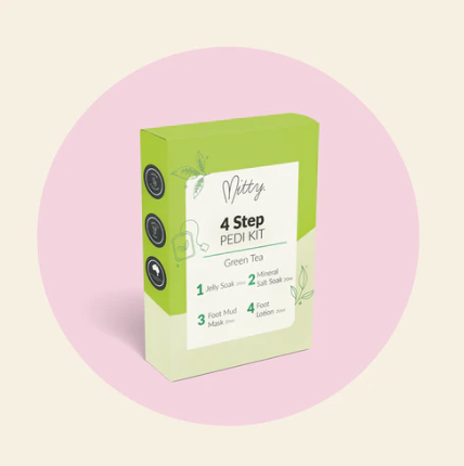 Mitty 4 Step Pedi Kit - Green Tea | Shopify