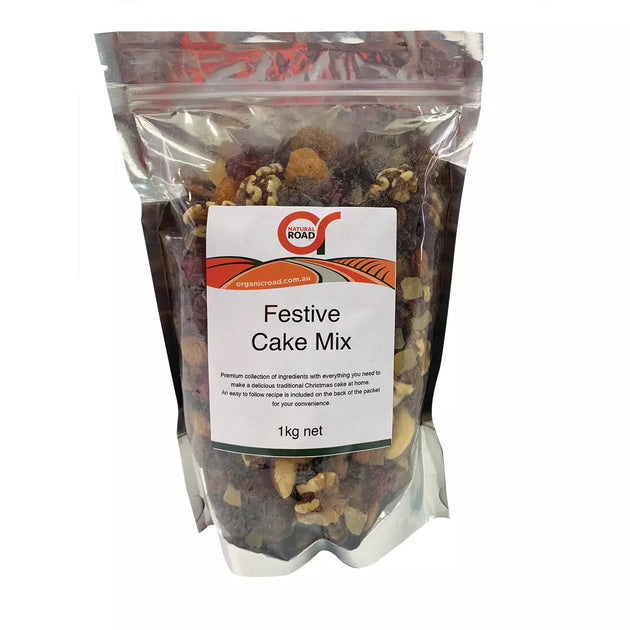 Natural Road Festive Cake Mix 1kg | Go Vita Batemans Bay